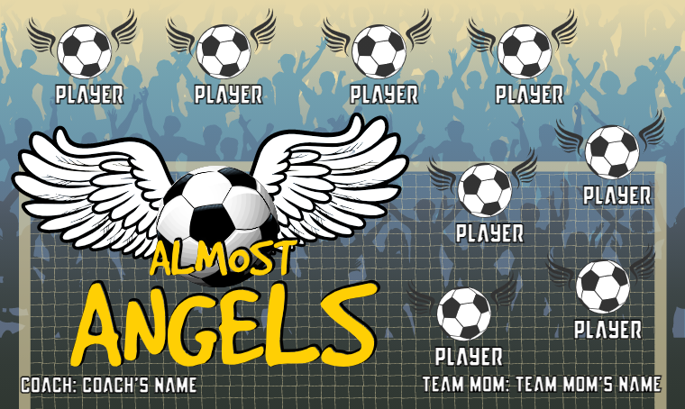 Angels - Soccer Banner – Team Sport Banners