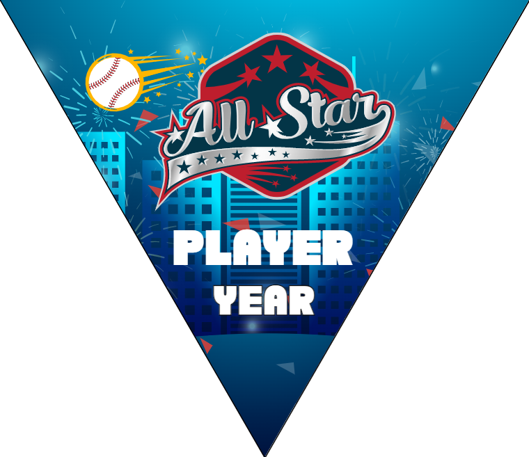 All-Star 4 - Triangle Baseball Banners – Team Sport Banners