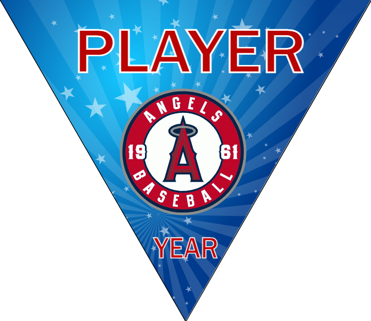 Los Angeles Angels 2 - Triangle Baseball Banners – Team Sport Banners