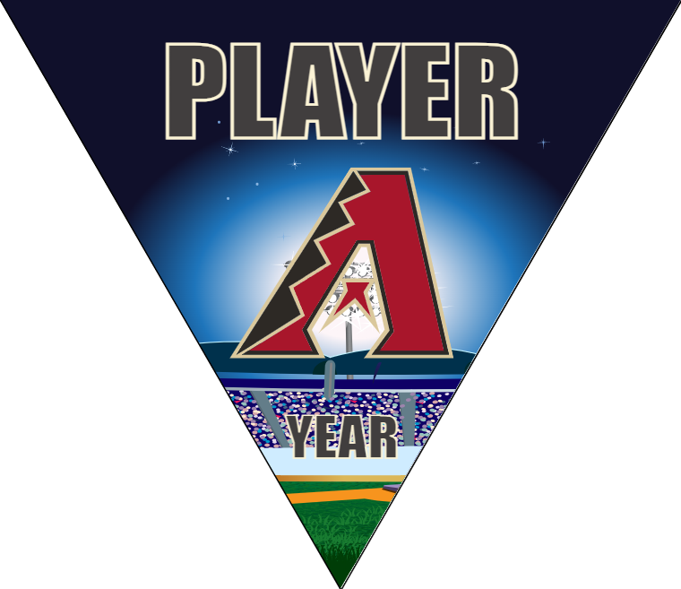 Arizona Diamondbacks 3 - Triangle Baseball Banners – Team Sport Banners
