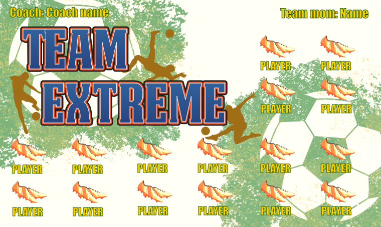 Team Extreme - Soccer Banner – Team Sport Banners