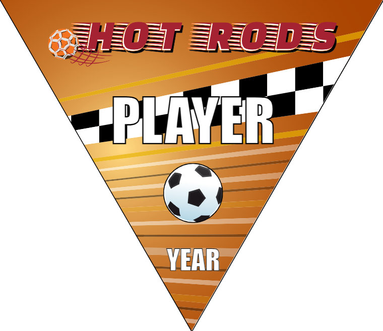 Hot Rods - Triangle Soccer Banners – Team Sport Banners