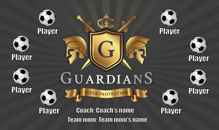 Guardians - Soccer Banner – Team Sport Banners
