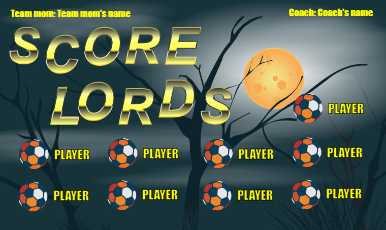 Score Lords - Soccer Banner – Team Sport Banners