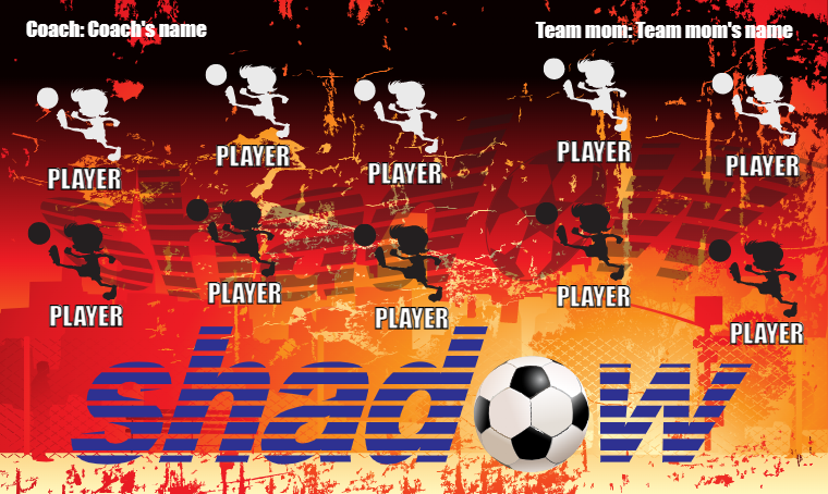Shadow - Soccer Banner – Team Sport Banners