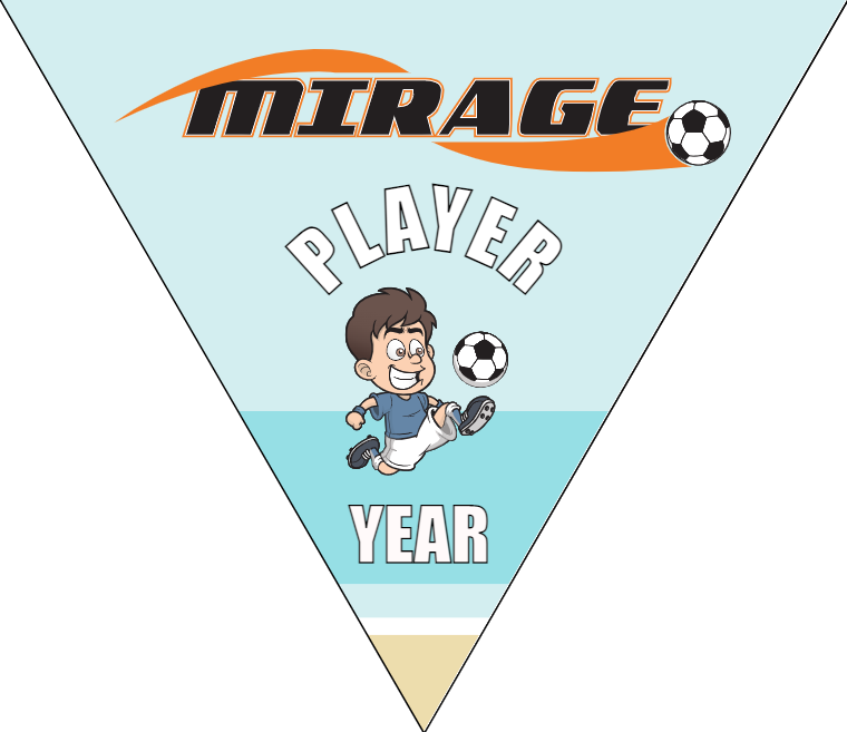 Mirage - Triangle Soccer Banners – Team Sport Banners