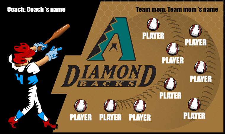 Arizona Diamondbacks 7 - Baseball Banner – Team Sport Banners