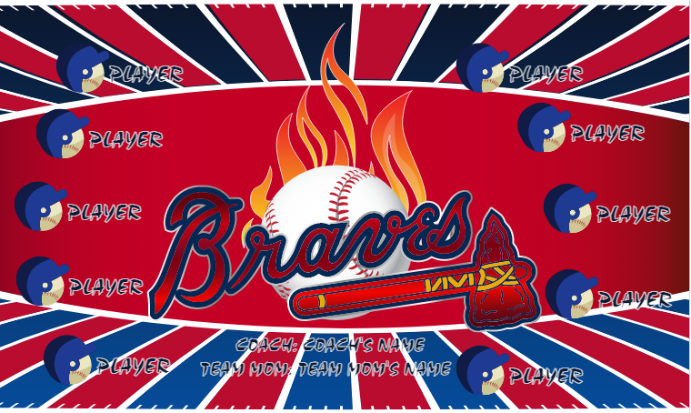 Atlanta Braves - Baseball Banner – Team Sport Banners