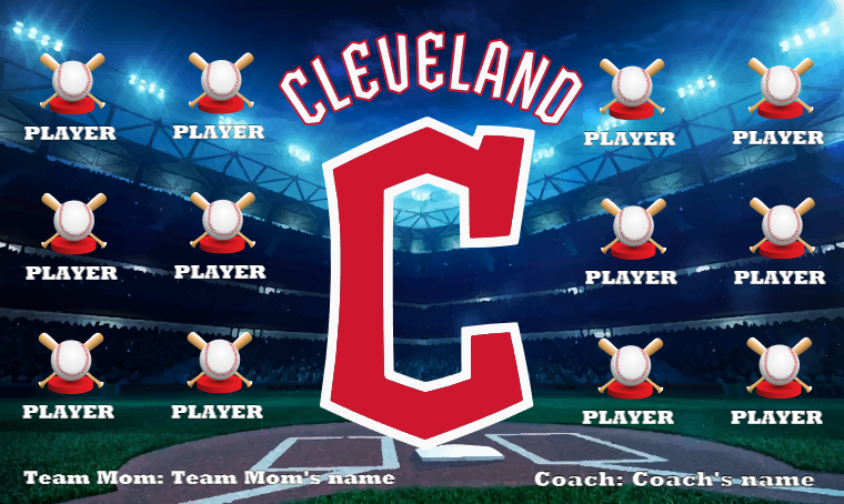 Cleveland Guardians 2 - Baseball Banner – Team Sport Banners