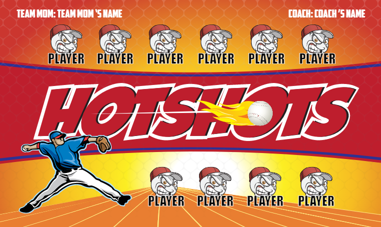 Hotshots 2 - Baseball Banner – Team Sport Banners