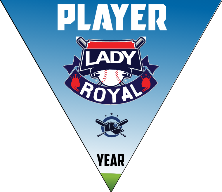 Lady Royal - Triangle Softball Pennant – Team Sport Banners