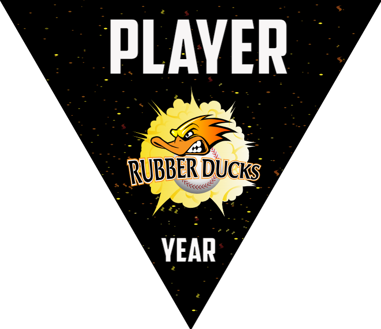 Rubber Ducks - Triangle Softball Pennant – Team Sport Banners