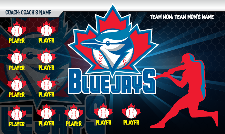 Toronto Blue Jays - Baseball Banner – Team Sport Banners