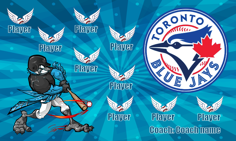Toronto Blue Jays 2 - Baseball Banner – Team Sport Banners